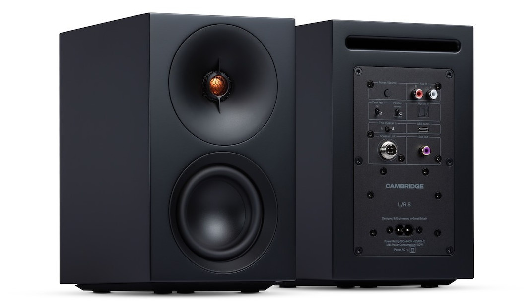 Cambridge Audio L/R S powered Speaker incl. Streaming Client - black ...