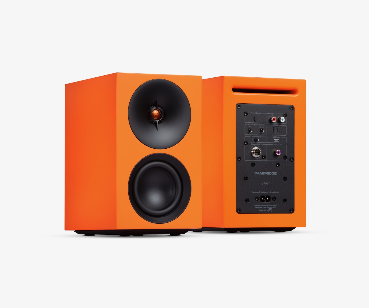 Cambridge Audio L/R S powered Speaker incl. Streaming Client - orange ...