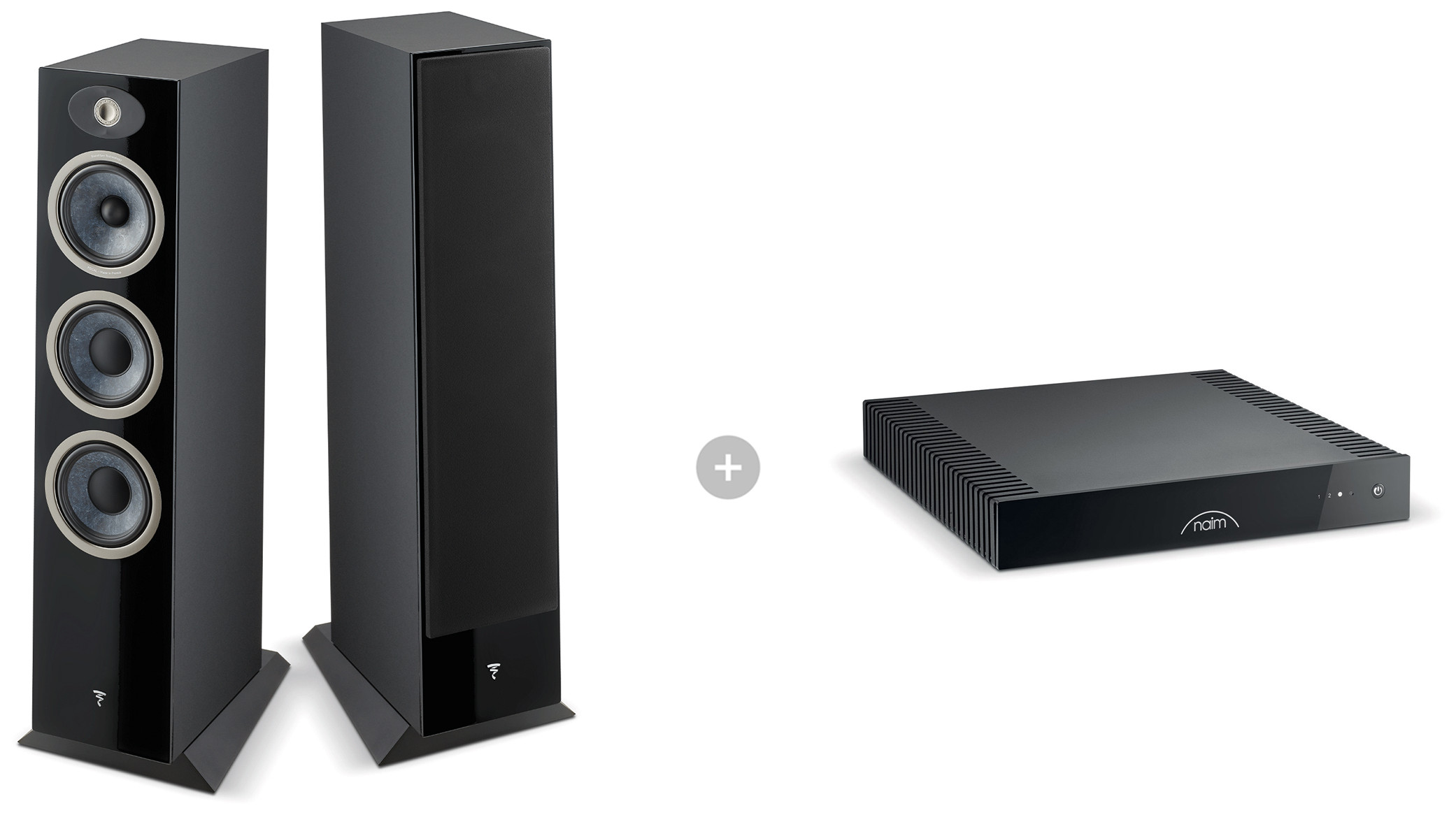 Naim Uniti CI-102 All-In-One Streamer + Theva N°3 - black | Auditorium